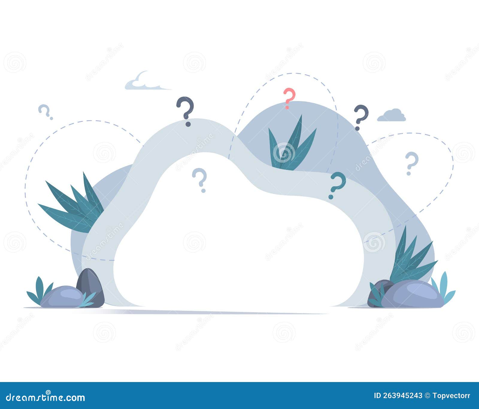 Making Confusion Concept with Empty Space for Text and Question Marks ...