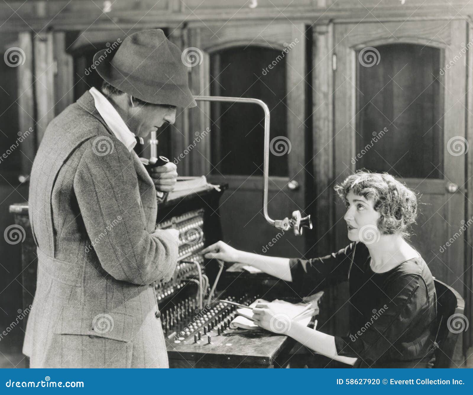 Making a connection stock photo. Image of historical - 58627920