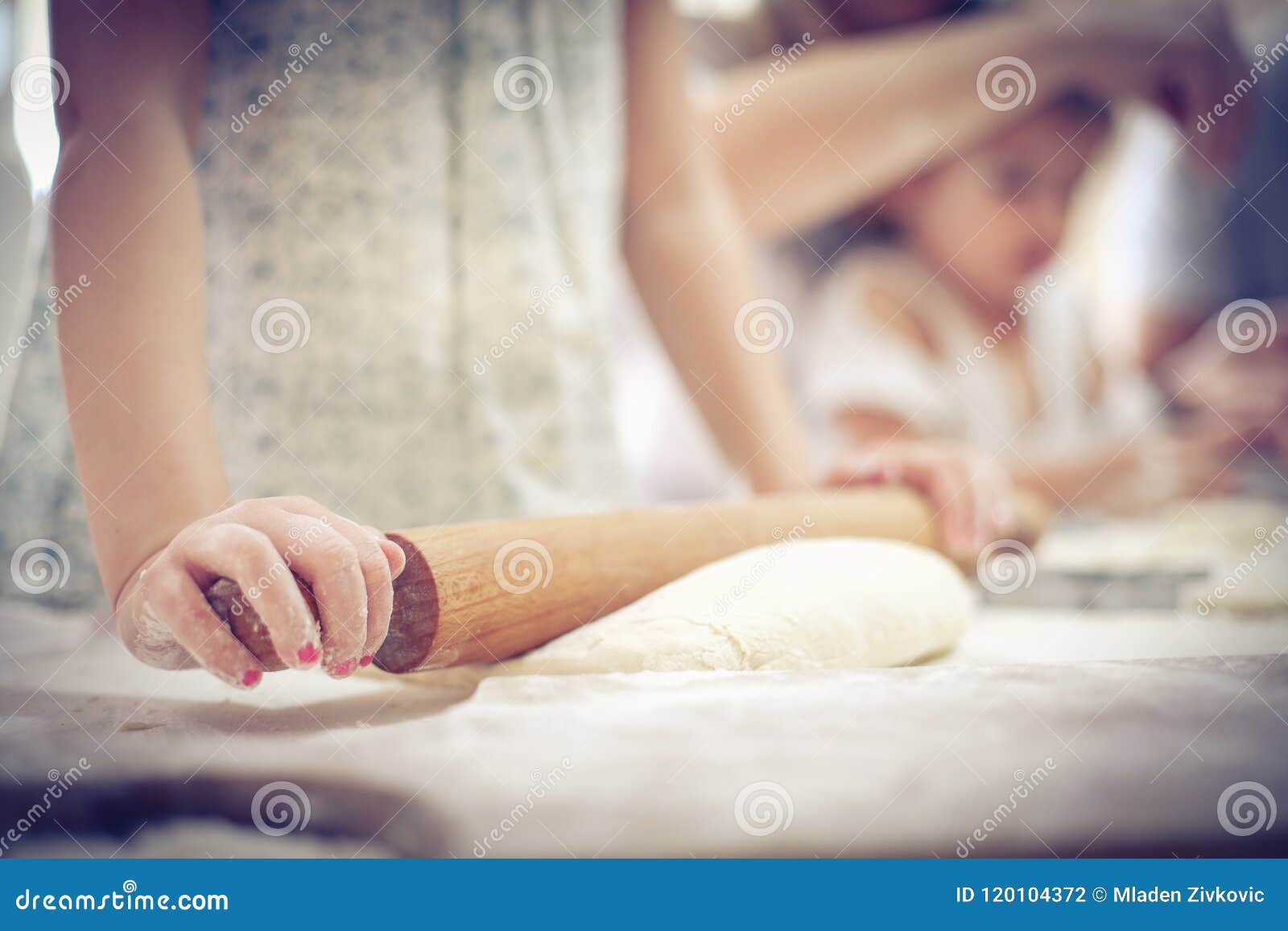 Making cookie. stock photo. Image of dough, holding - 120104372