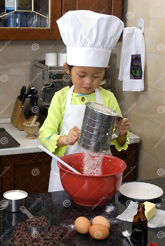 Making Cookies 001 stock photo. Image of butter, girl - 2180394