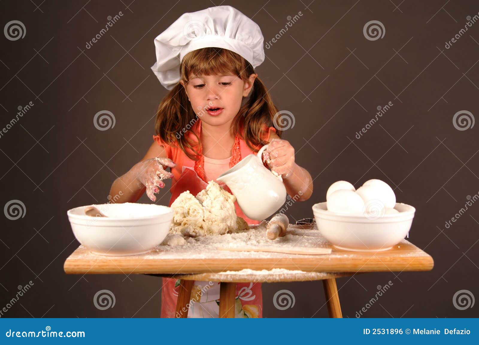 Making cookies stock photo. Image of cutting, female, eyes - 2531896