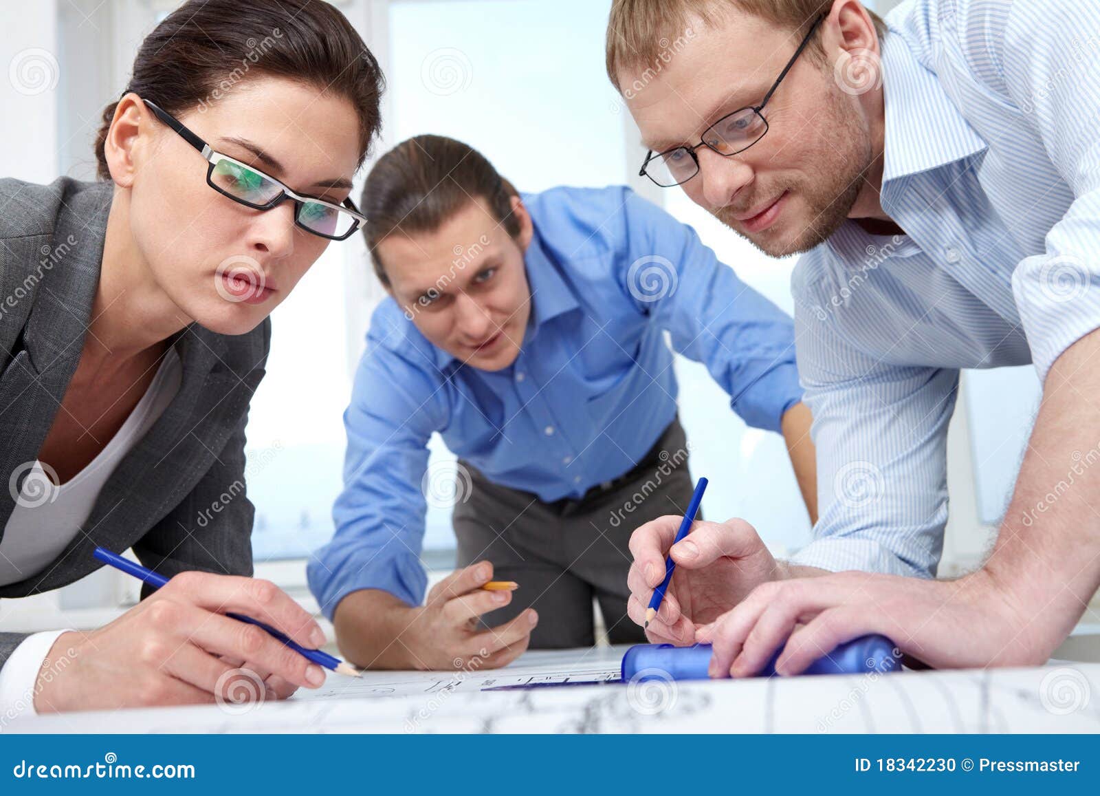 Making corrections stock photo. Image of document, pencil - 18342230