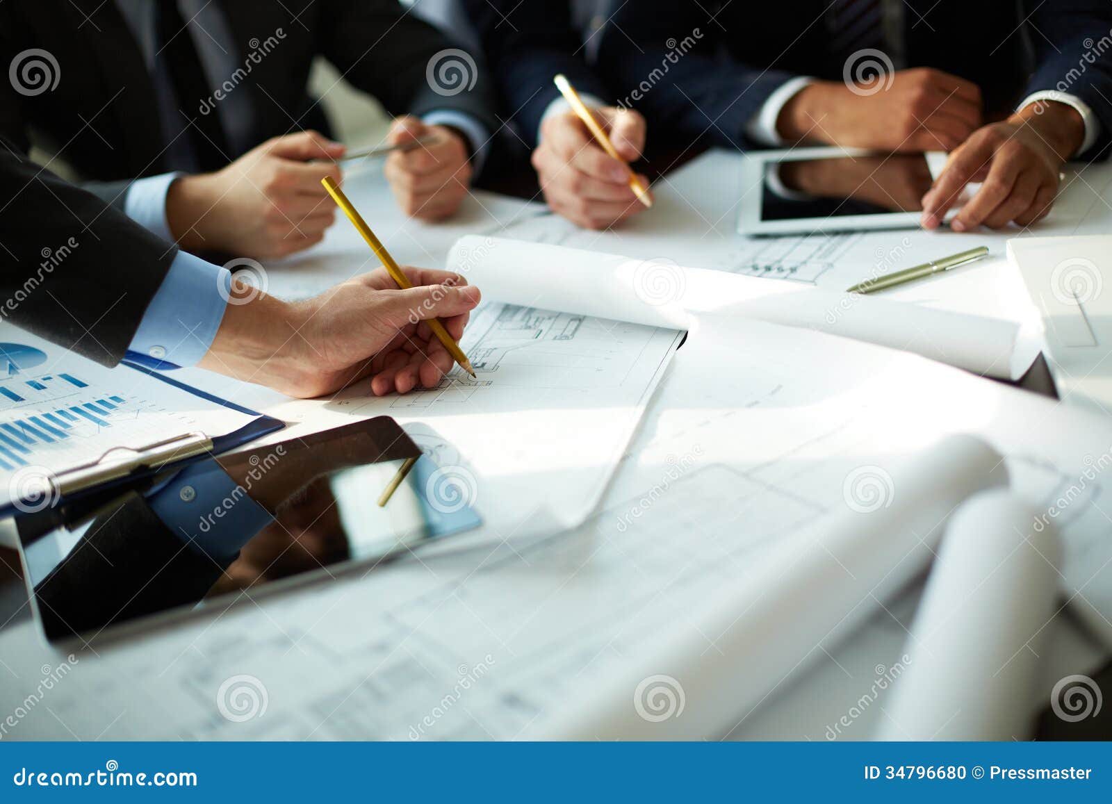 Making corrections stock photo. Image of idea, discussion - 34796680
