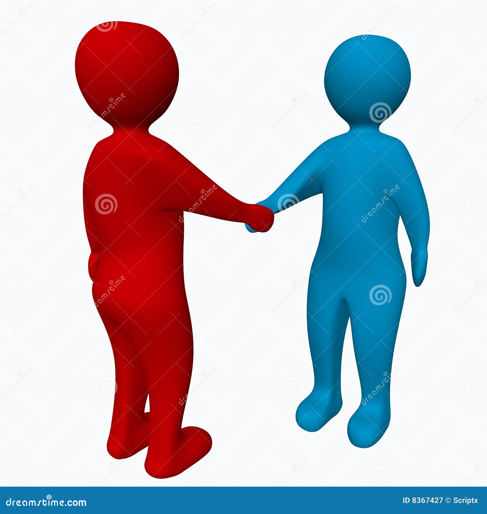 Making a deal 2 stock illustration. Illustration of design - 8367427