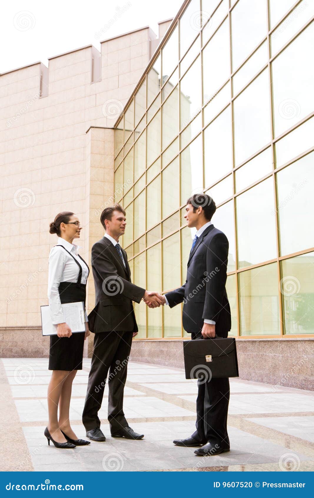 Making a deal stock photo. Image of business, businesspeople - 9607520