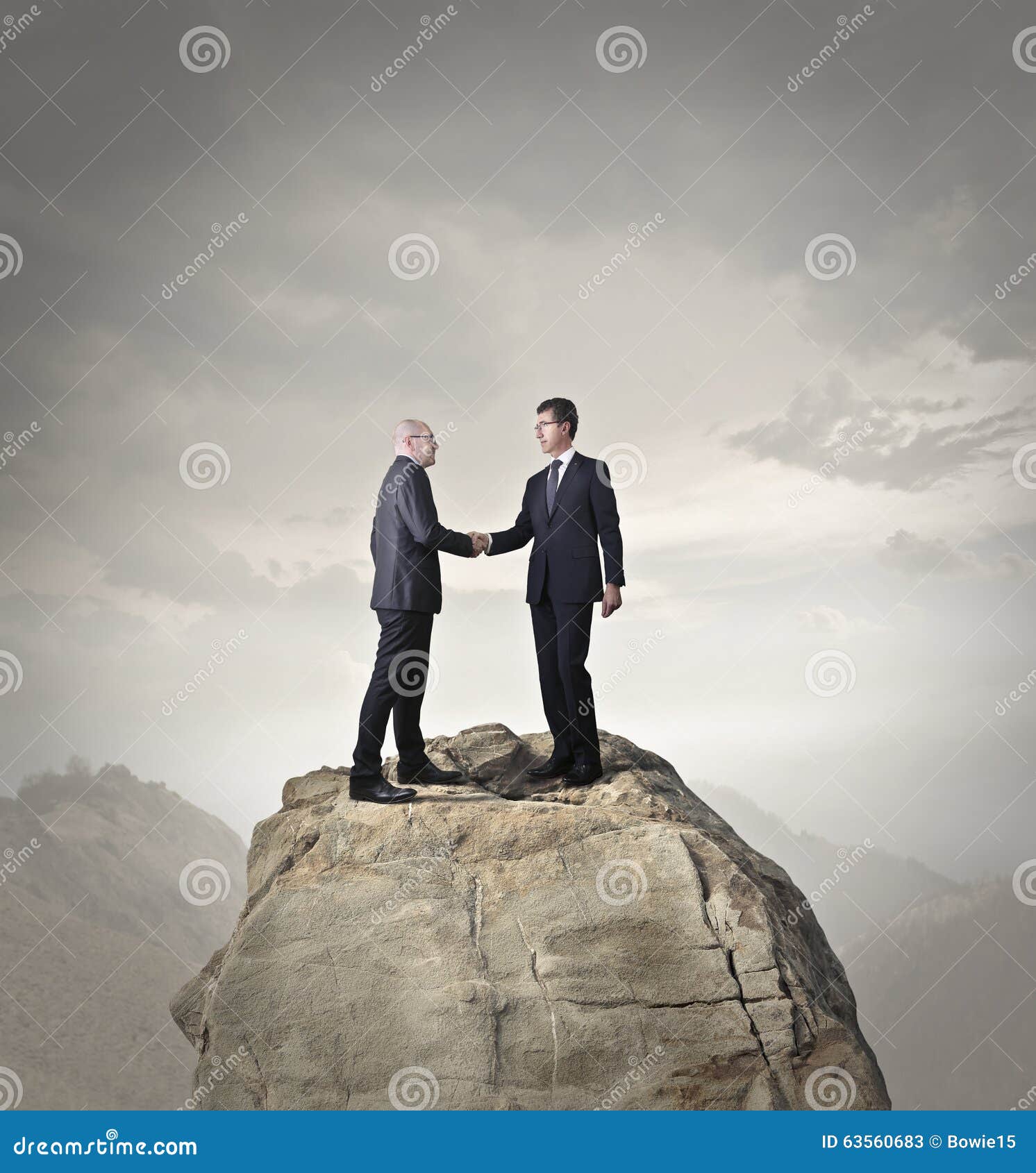 Making a deal stock image. Image of concept, alone, company - 63560683