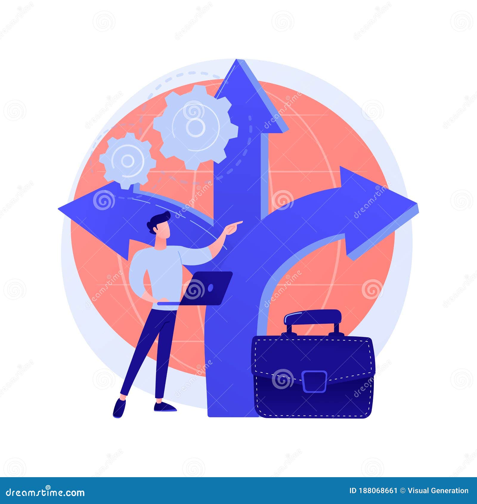 Decision Management Vector Concept Metaphor Stock Vector - Illustration ...