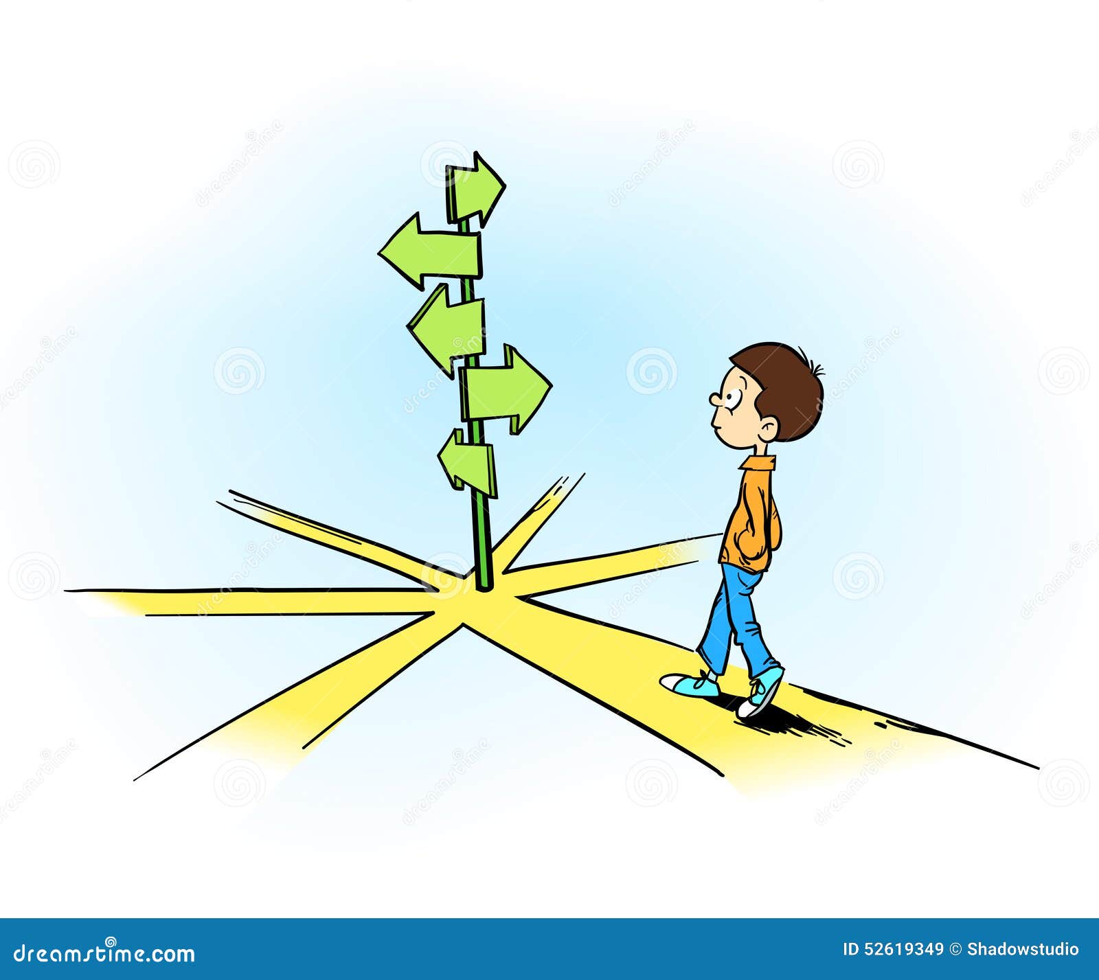 Making A Decision Stock Vector - Image: 52619349