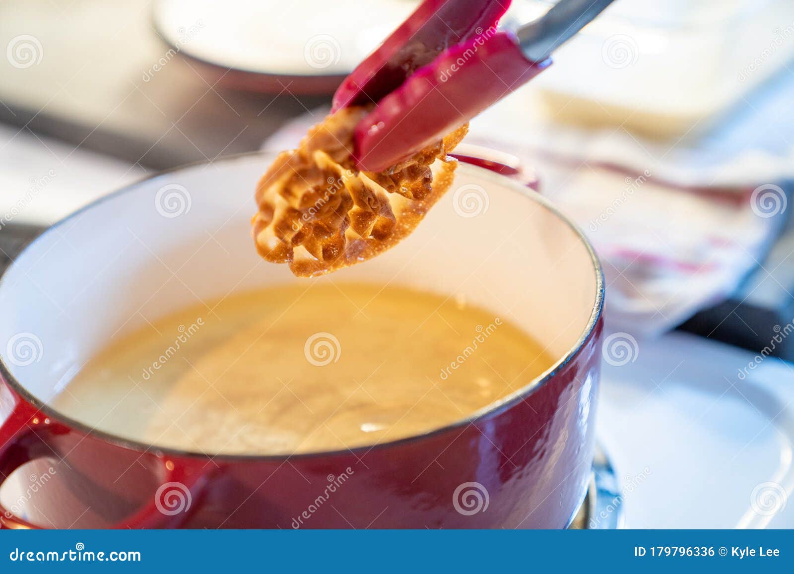 Making Deep Fried Rosette Cookies Stock Photo - Image of scandinavian ...
