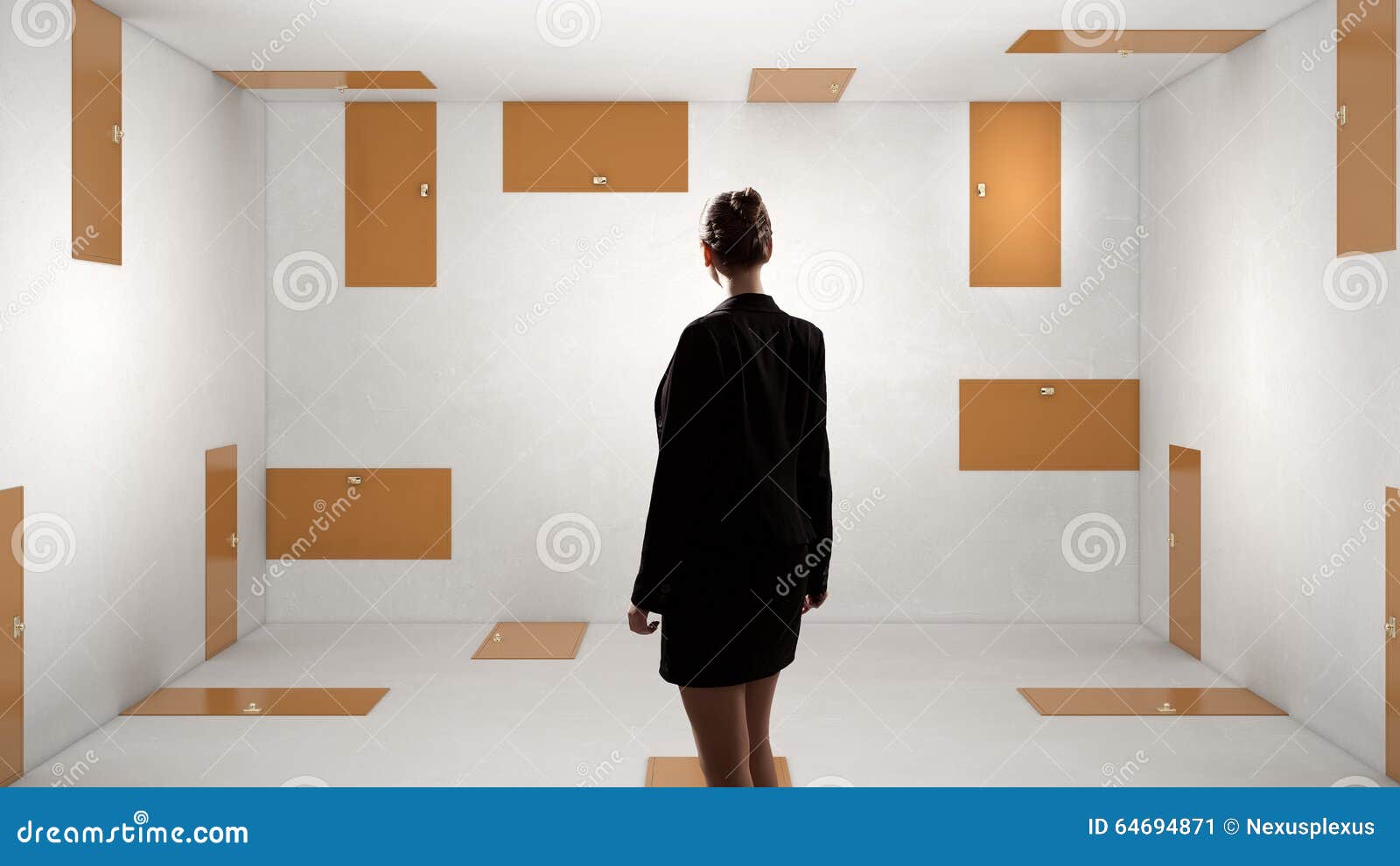 When Making Difficult Decision Stock Image - Image of concept, entering ...