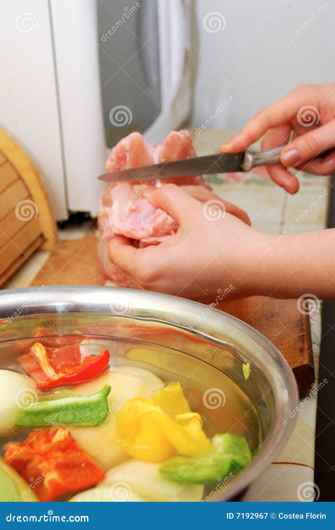 Making dinner stock image. Image of prepare, lunch, dinner - 7192967