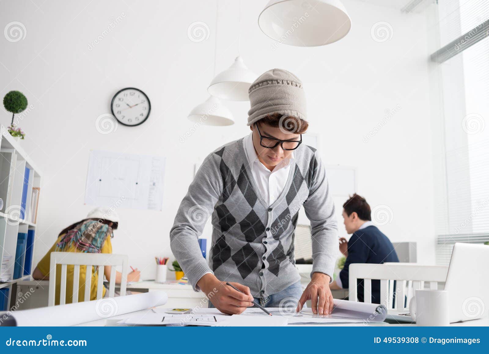 Making draft stock photo. Image of professional, planning - 49539308