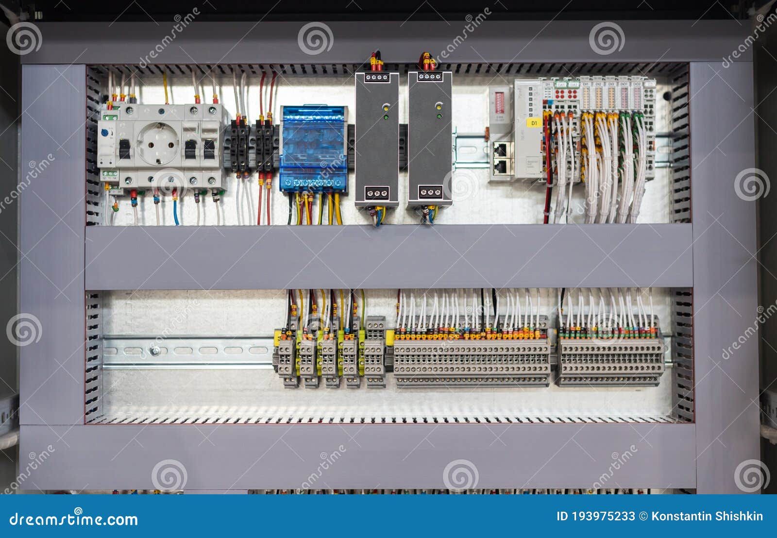 Making an Electricity Panel Board - the Inside of the Panel - Slots and ...