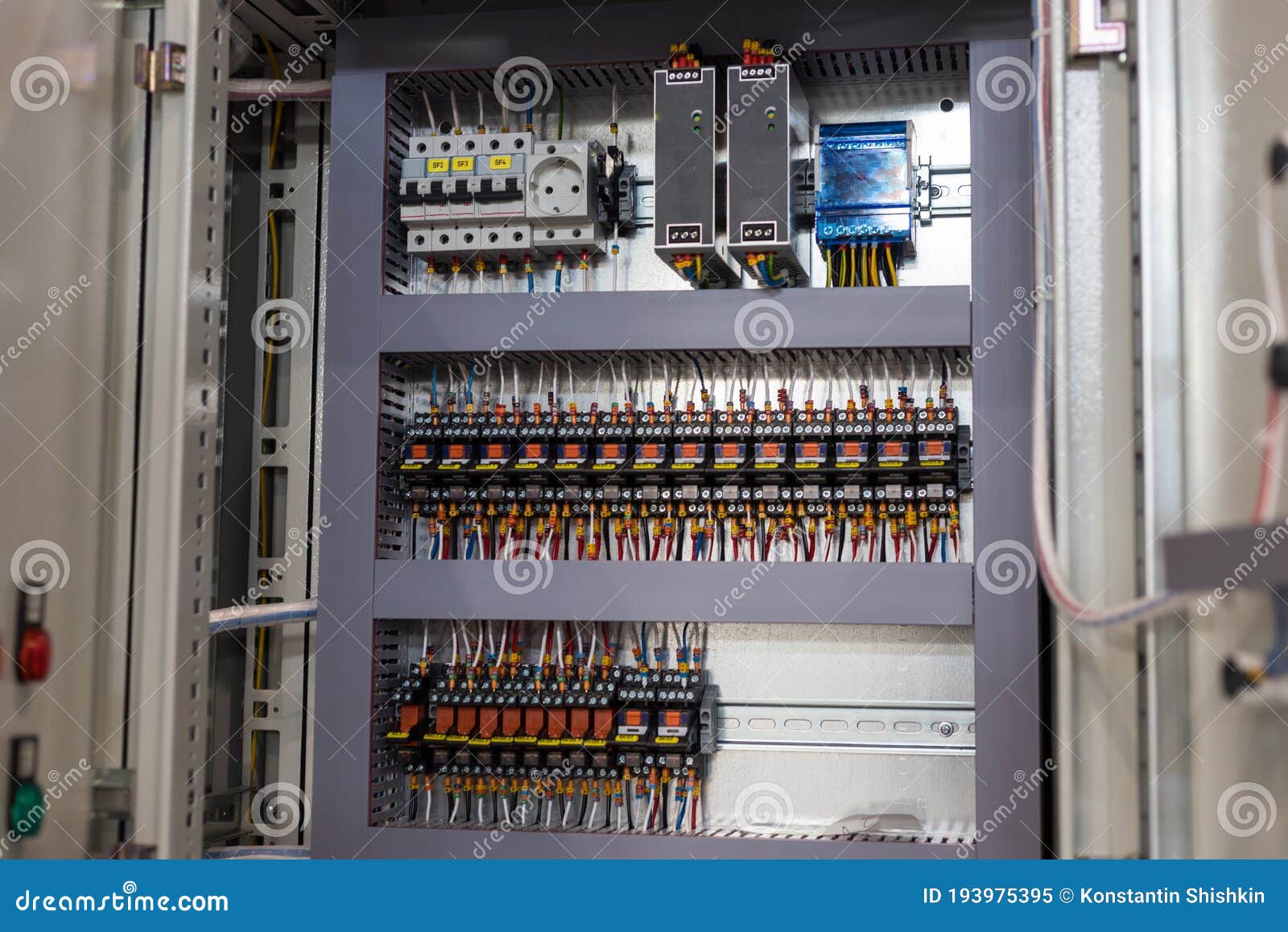 Making an Electricity Panel Board on the Plant - the Inside of the ...