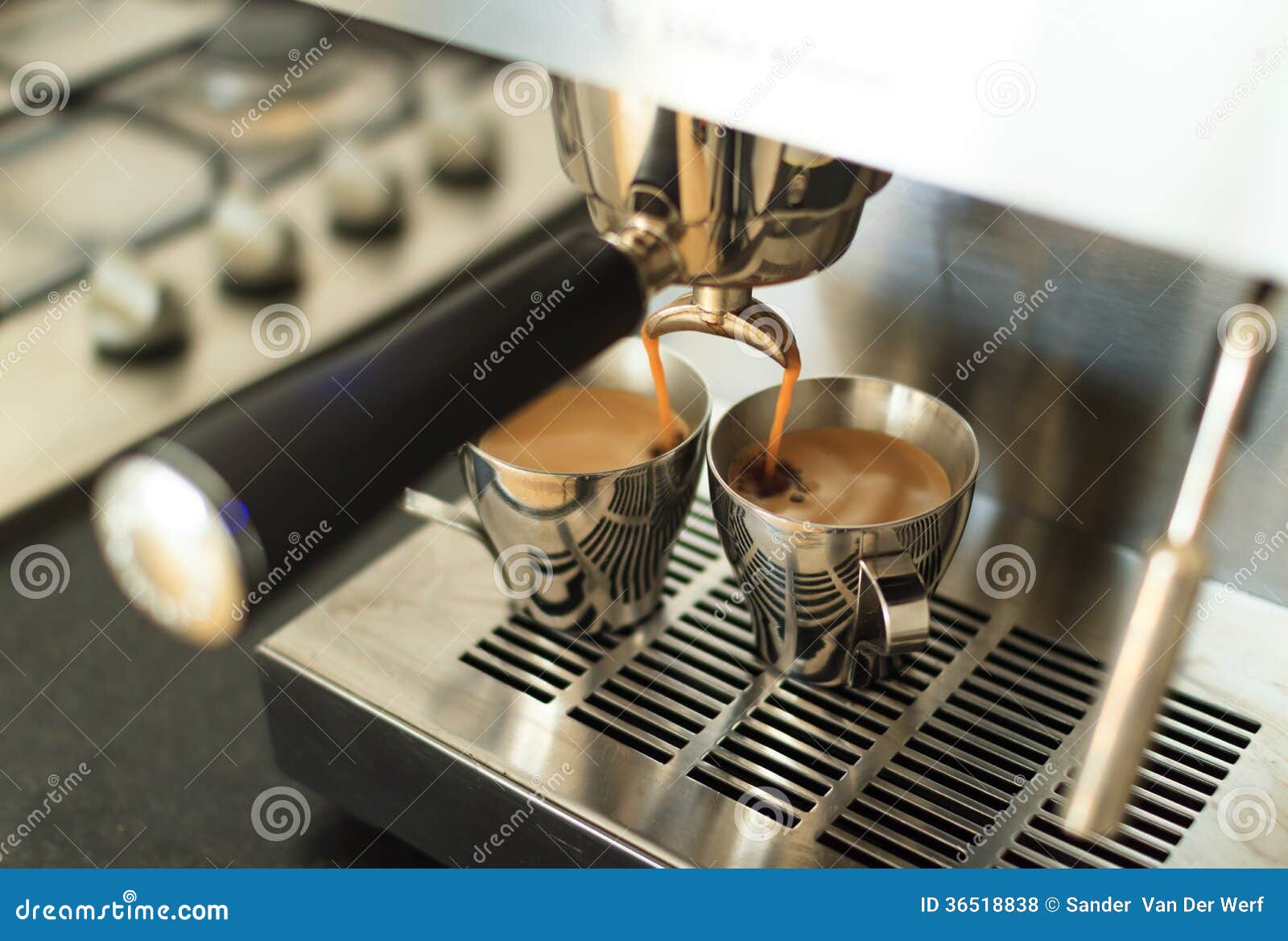 Making espresso stock photo. Image of culture, caffeine - 36518838