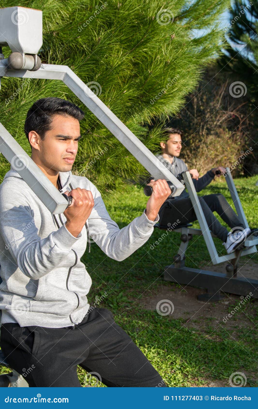 Making exercise stock image. Image of people, park, lifestyle - 111277403