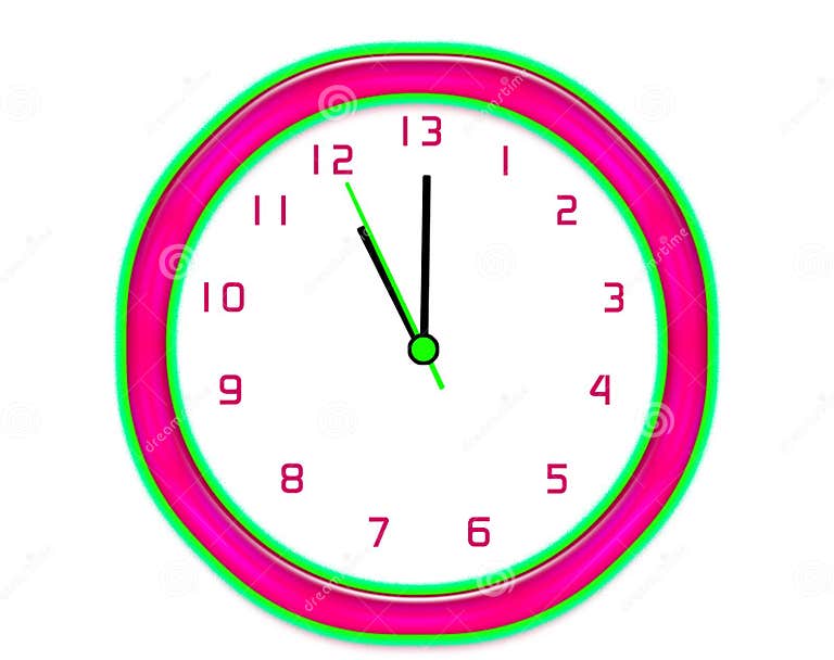 Making Extra Time Clock - Isolated Stock Illustration - Illustration of ...