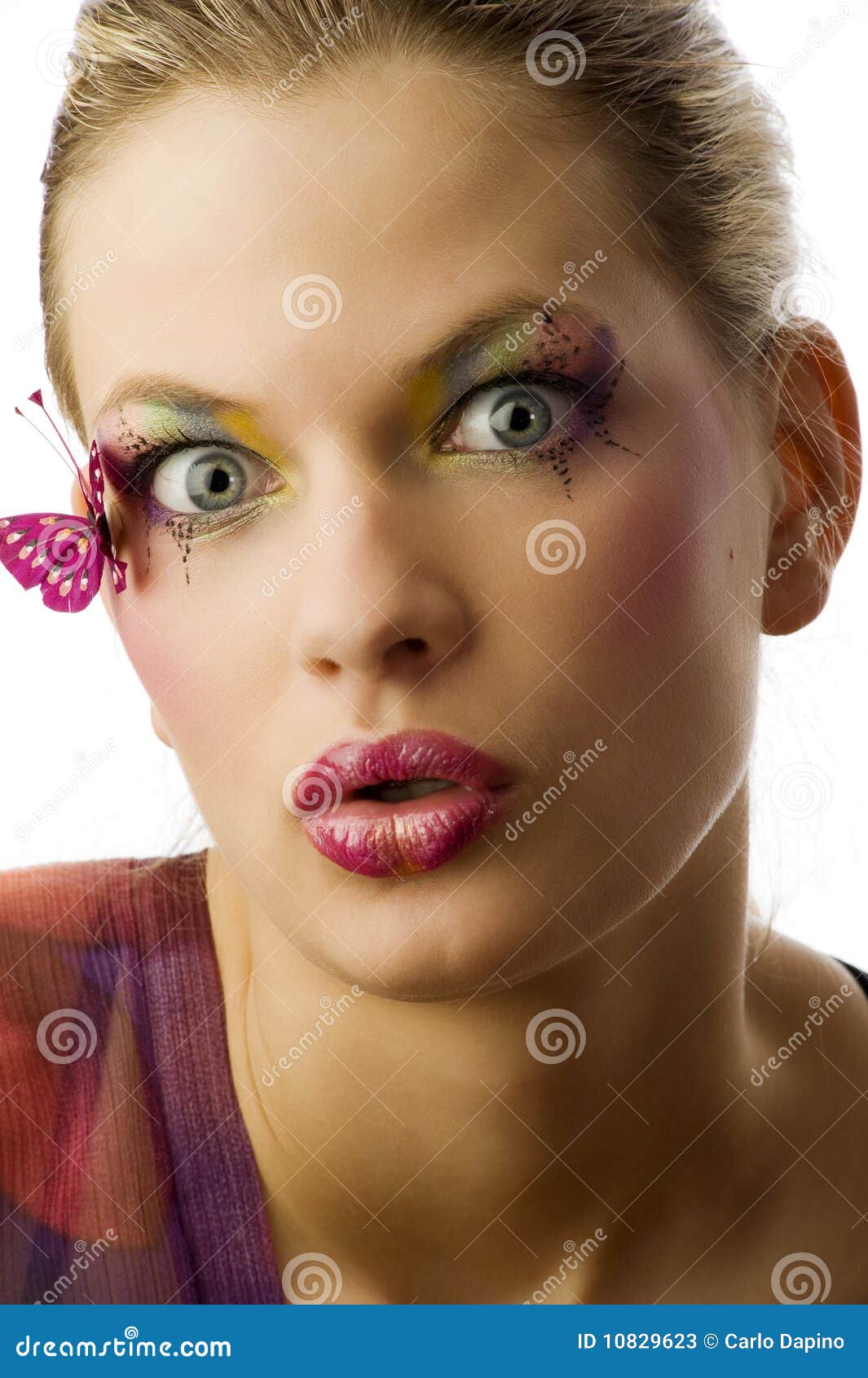 Making face stock image. Image of elegance, glamor, female - 10829623