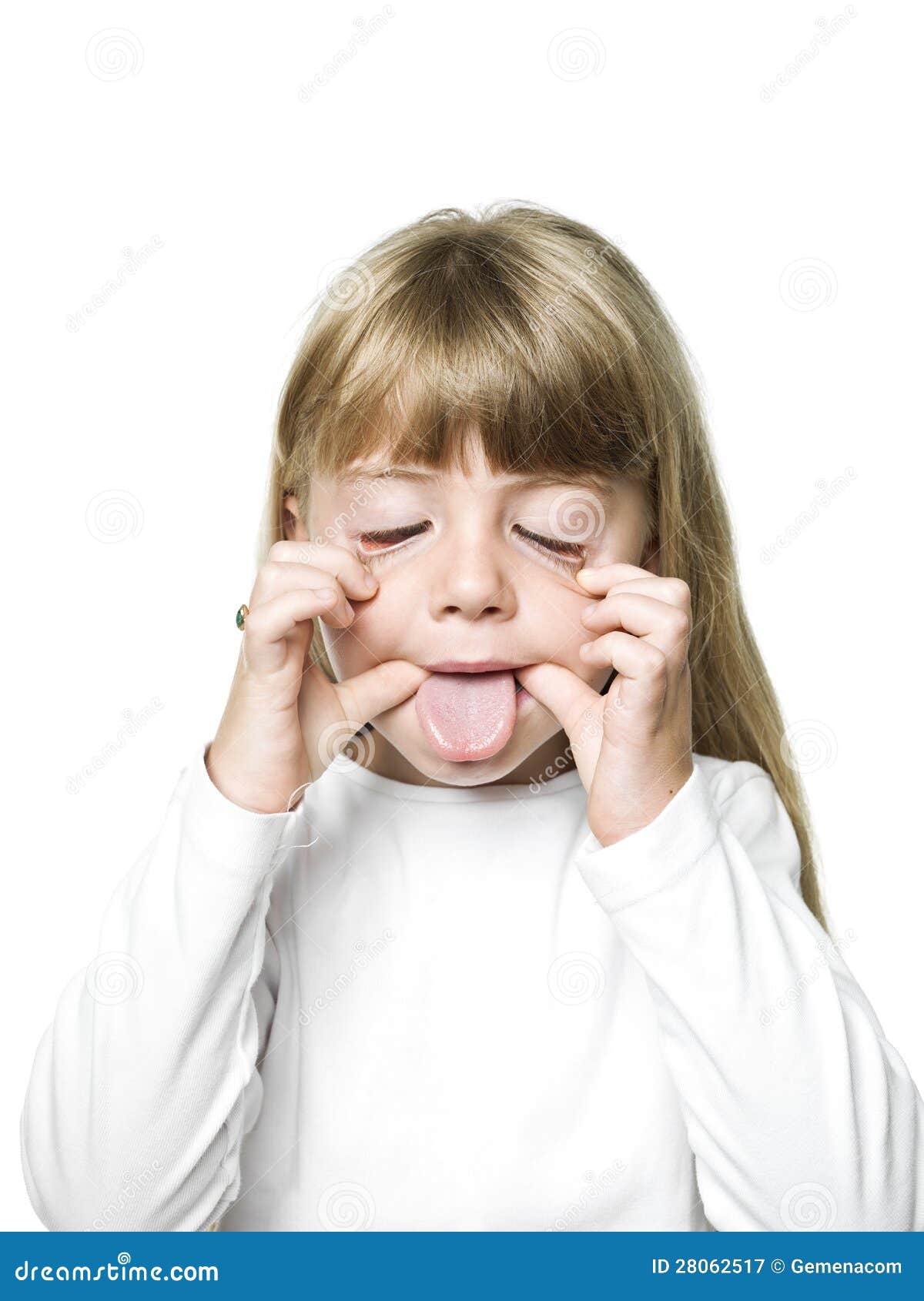 Making a face stock image. Image of portrait, grimace - 28062517