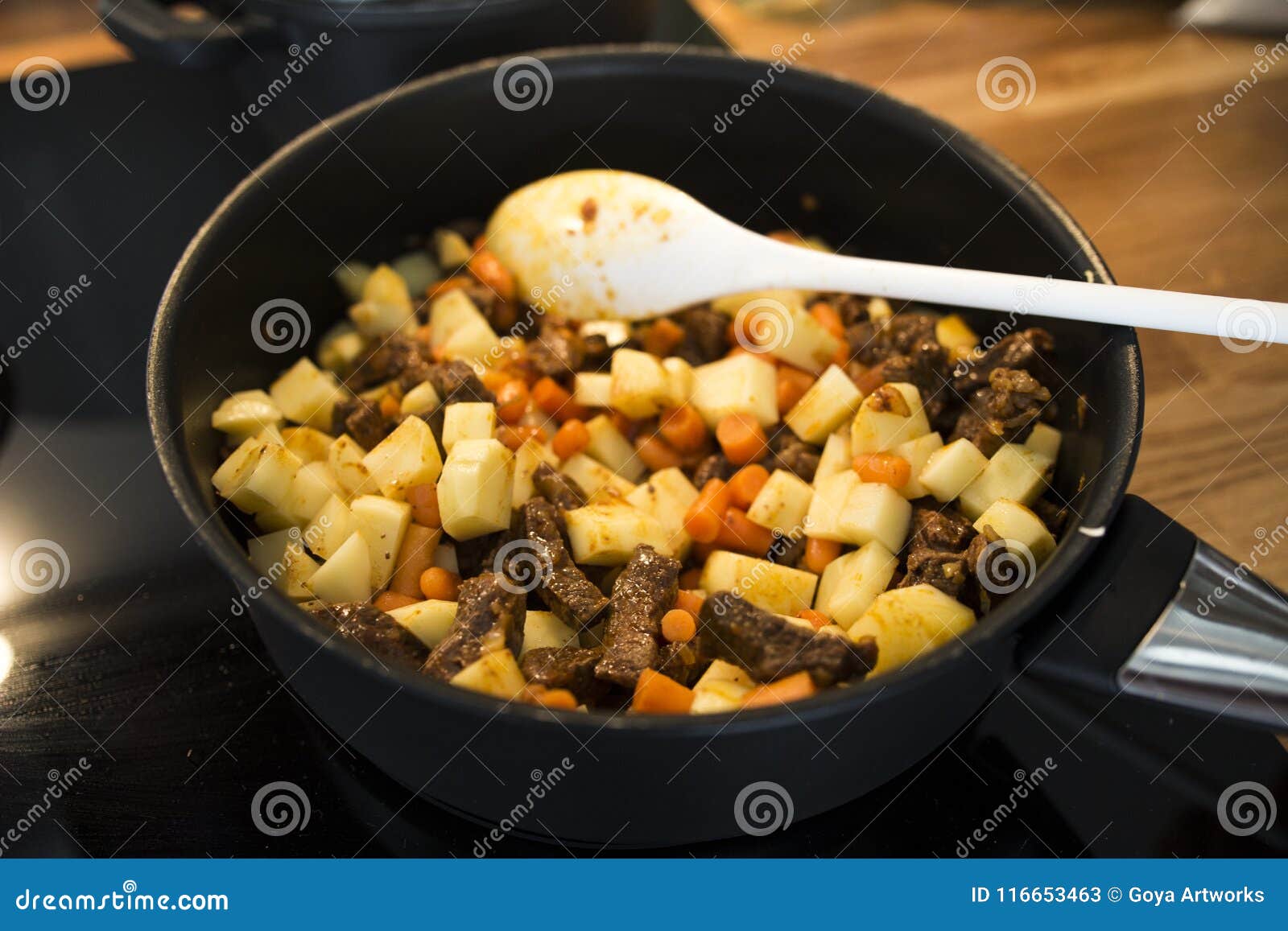Making food in a kitchen stock image. Image of vegetables - 116653463