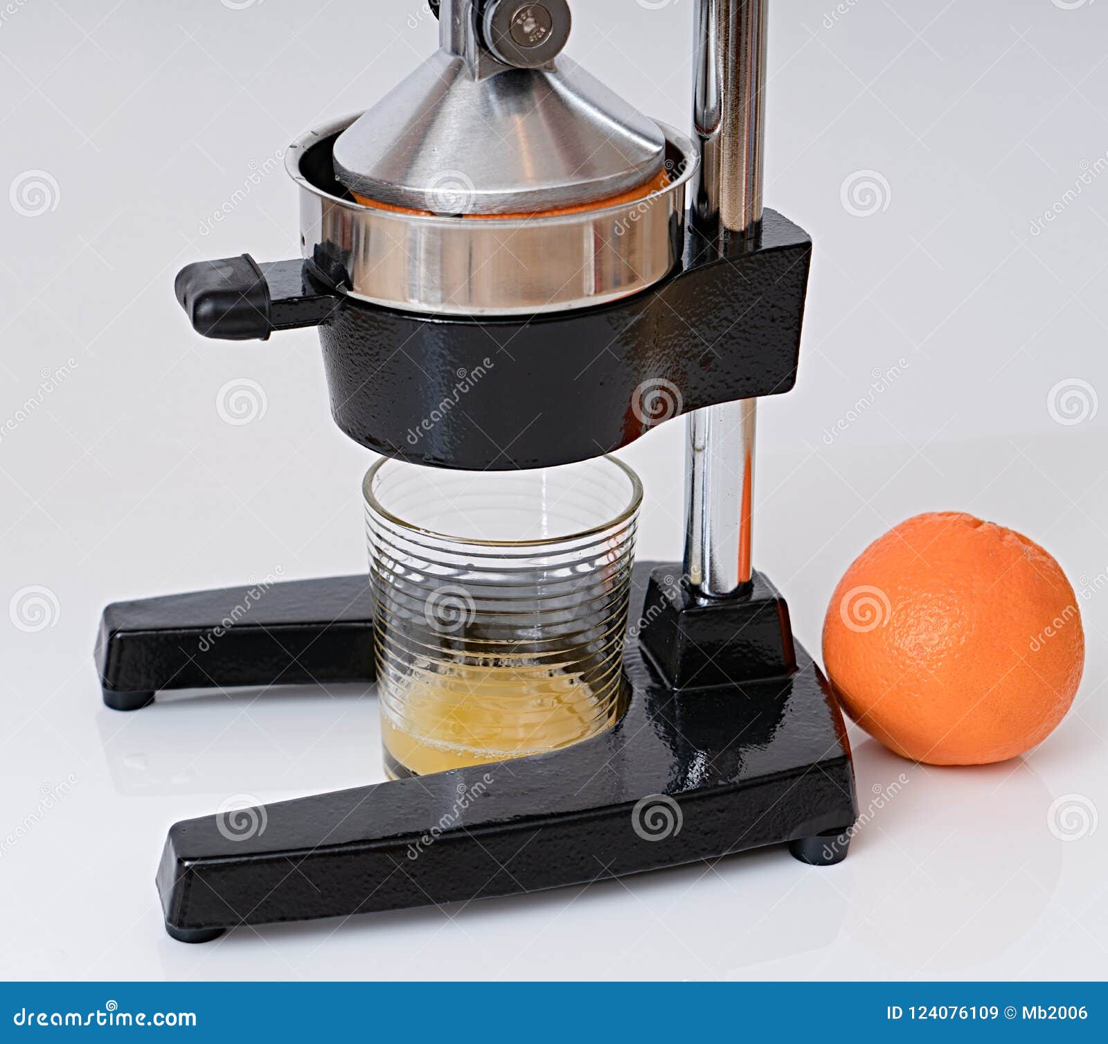 Making Fresh Orange Juice . Stock Image - Image of food, freshness ...