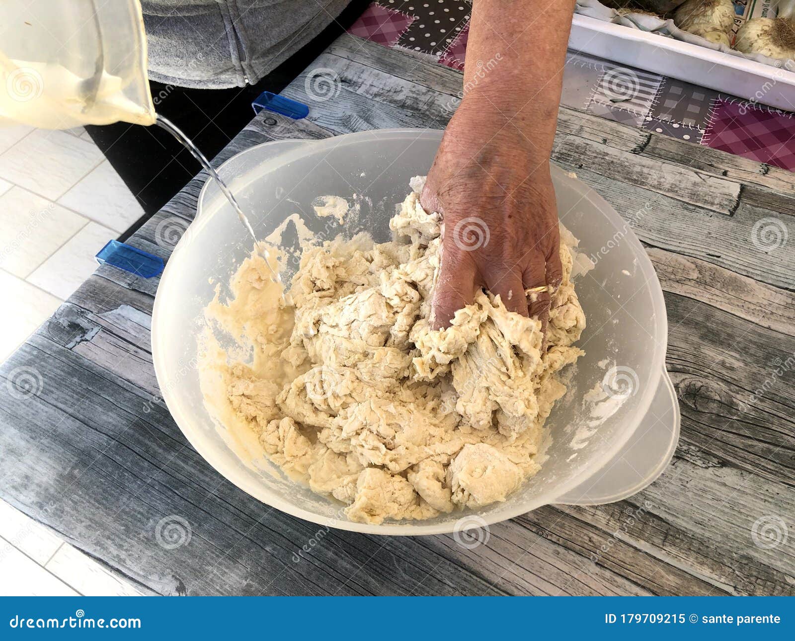 Making of Fried Panzerotti Dough Stock Image - Image of salty, making ...