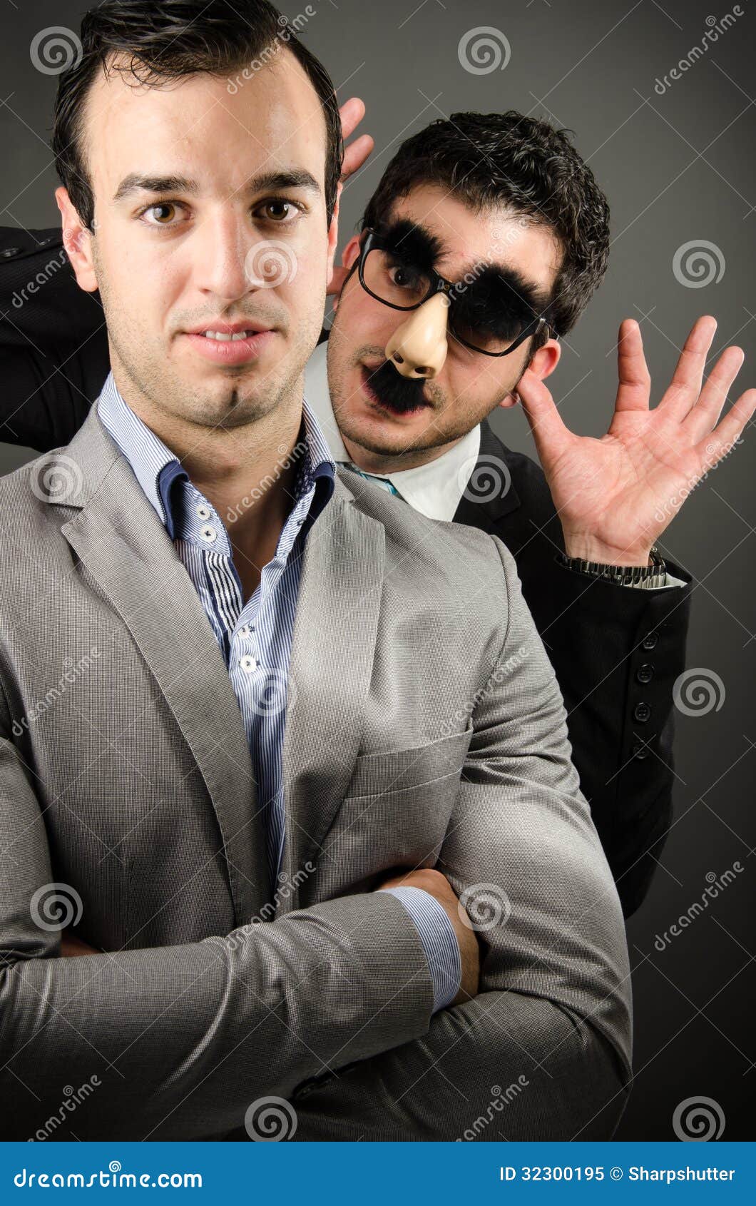Making Fun stock image. Image of behaviour, gesture, executive - 32300195