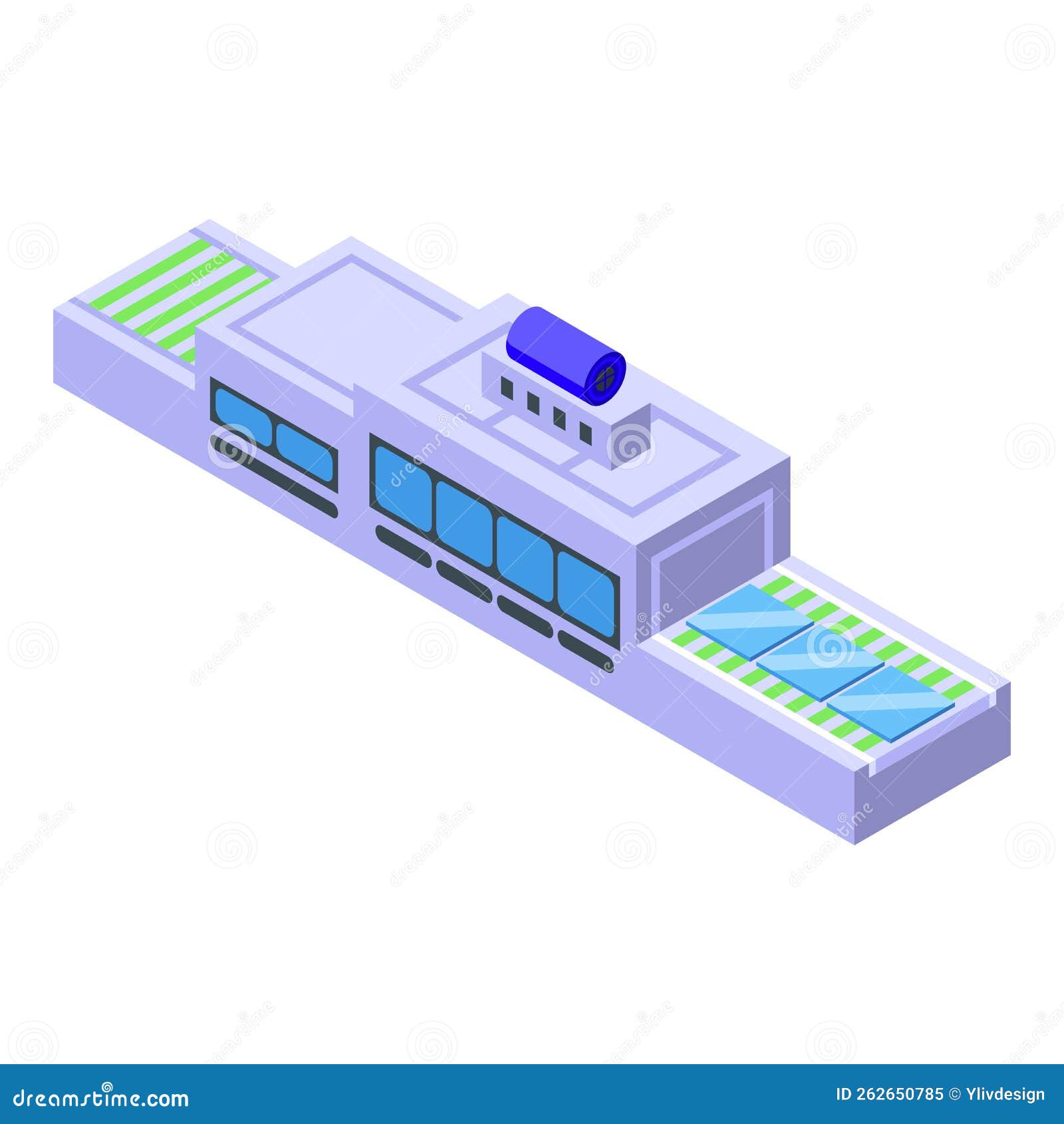 Window Factory, With Plastic Windows Being Produced On Conveyor Belt ...