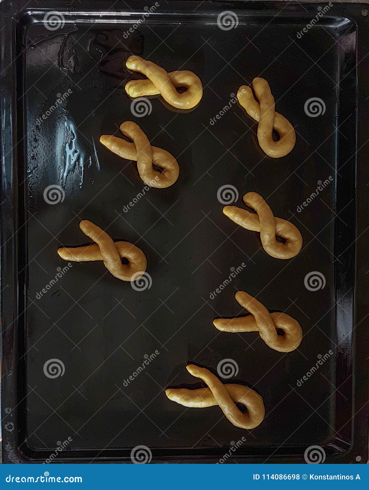 Making Greek Buns for Easter Stock Photo - Image of easter, closeup ...