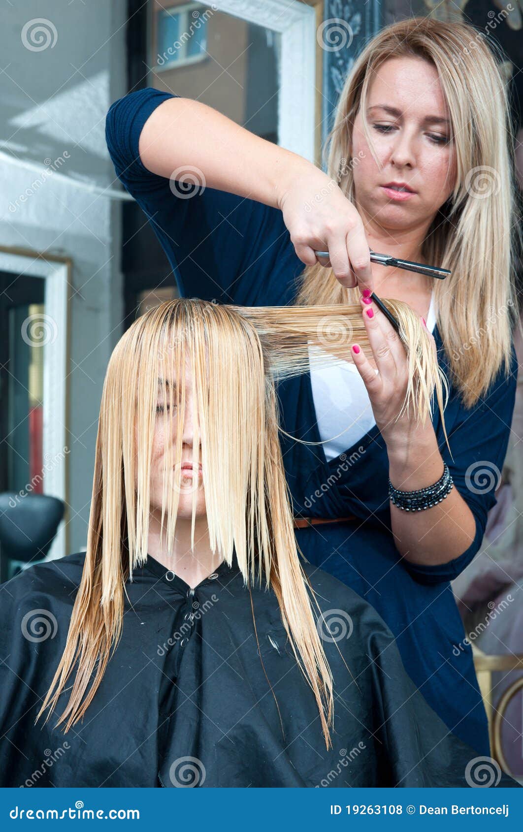 Making haircut stock photo. Image of haircut, women, barber - 19263108