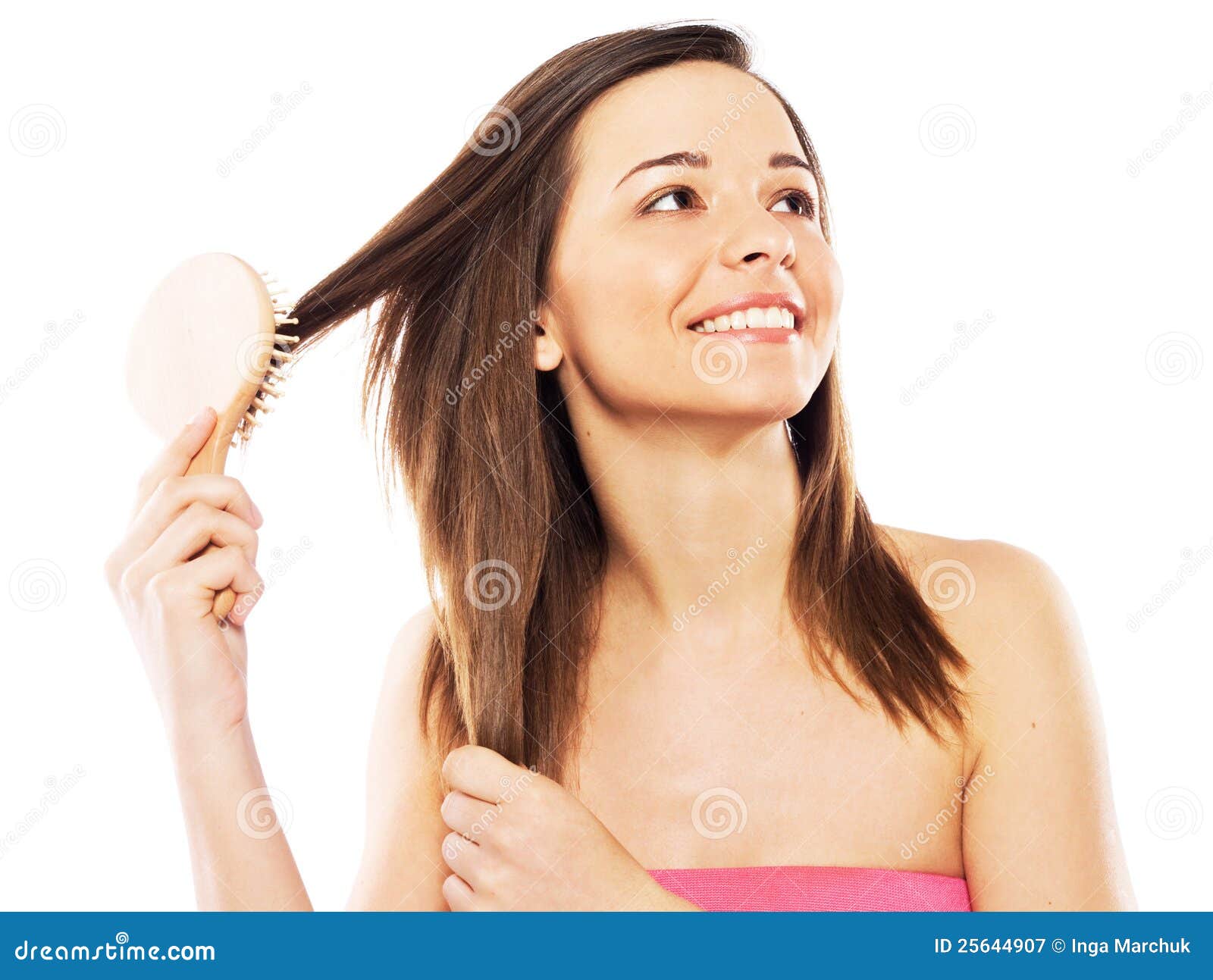 Making hairstyle stock image. Image of hair, body, bliss - 25644907