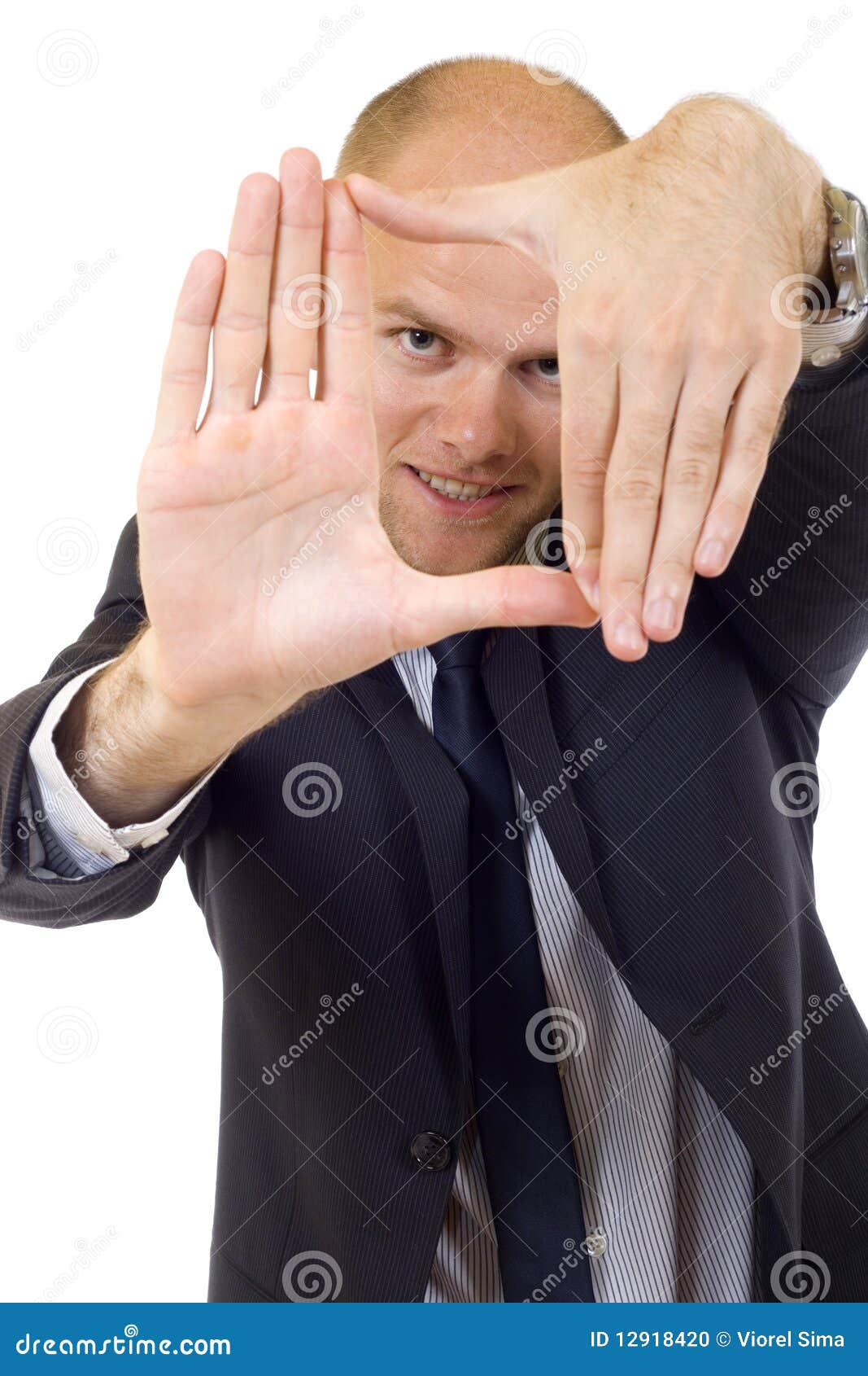 Making a hand frame stock photo. Image of idea, future - 12918420