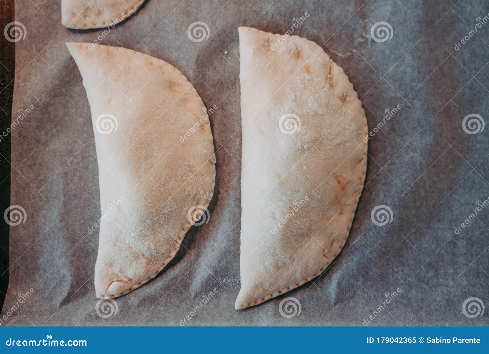 Home Made Panzerotti Snacks from Puglia, Italy Stock Image - Image of ...