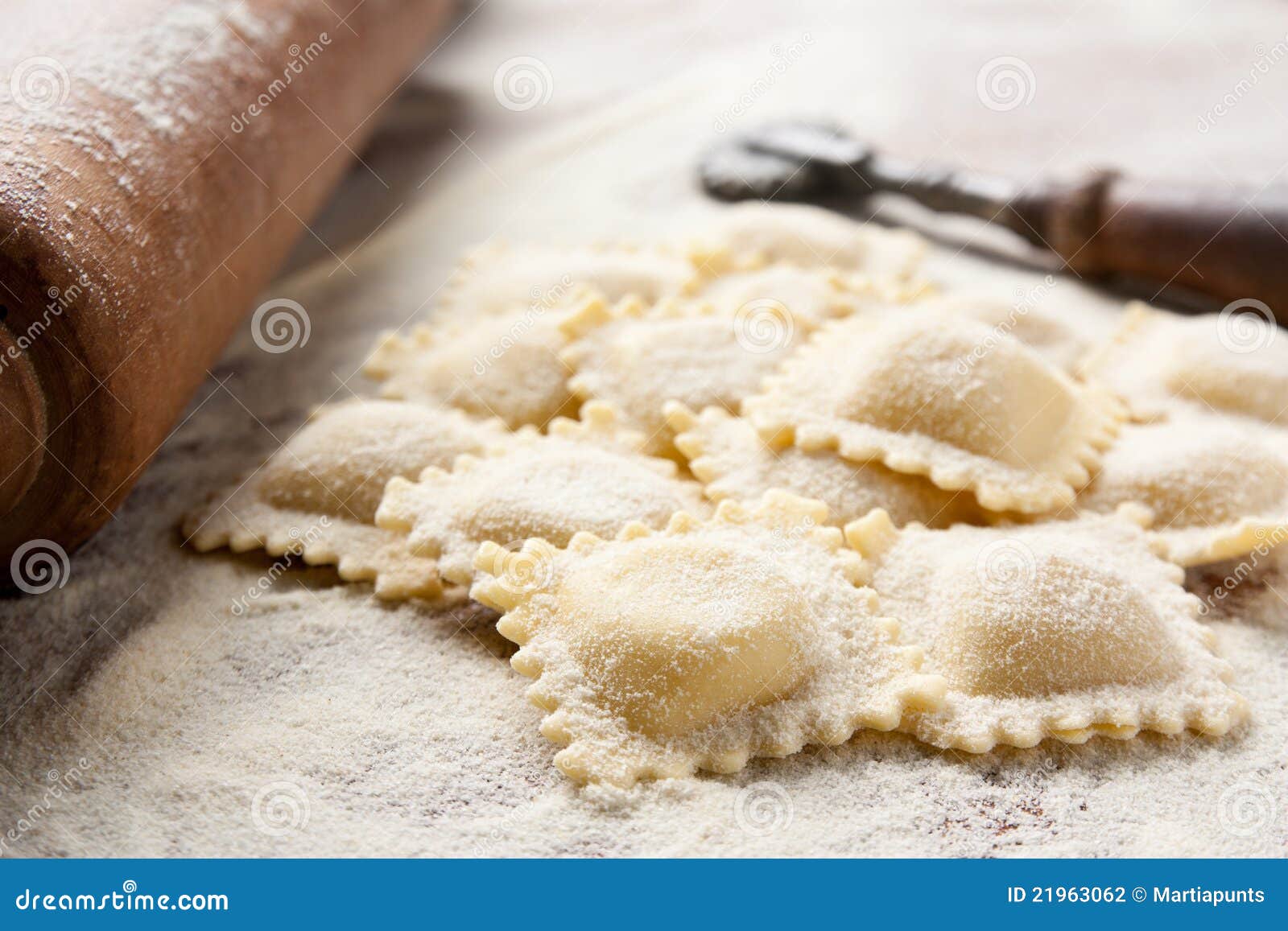 Making homemade ravioli stock photo. Image of roller - 21963062