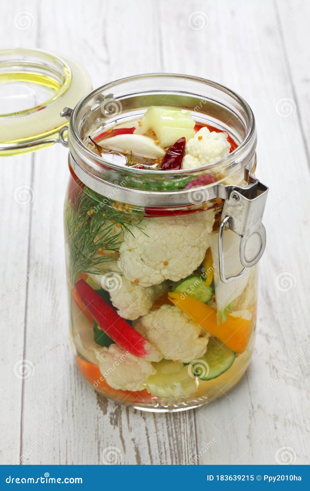 Making Homemade Vegetable Pickles Stock Image - Image of cuisine ...