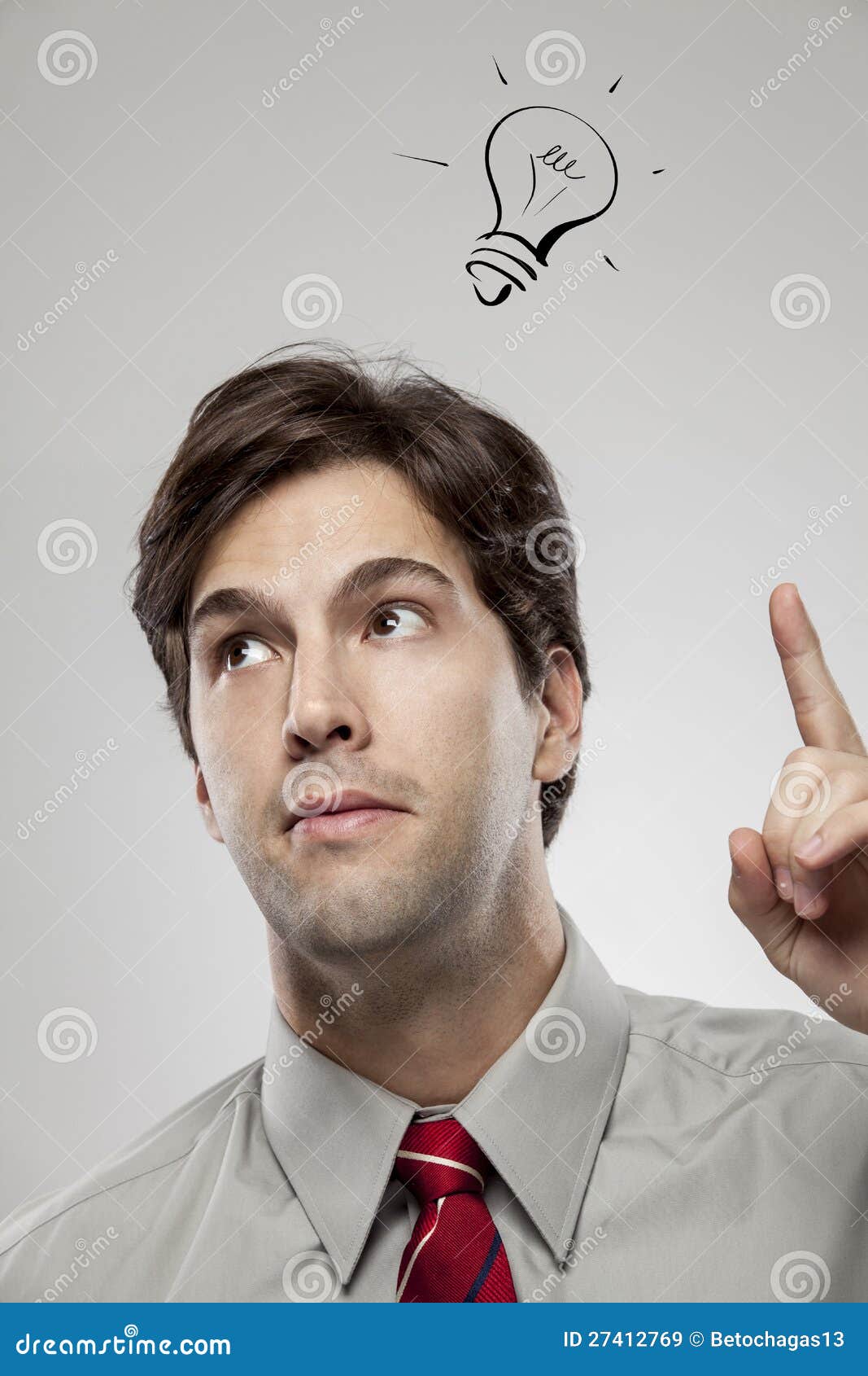 Making an ideia. stock image. Image of equipment, problems - 27412769