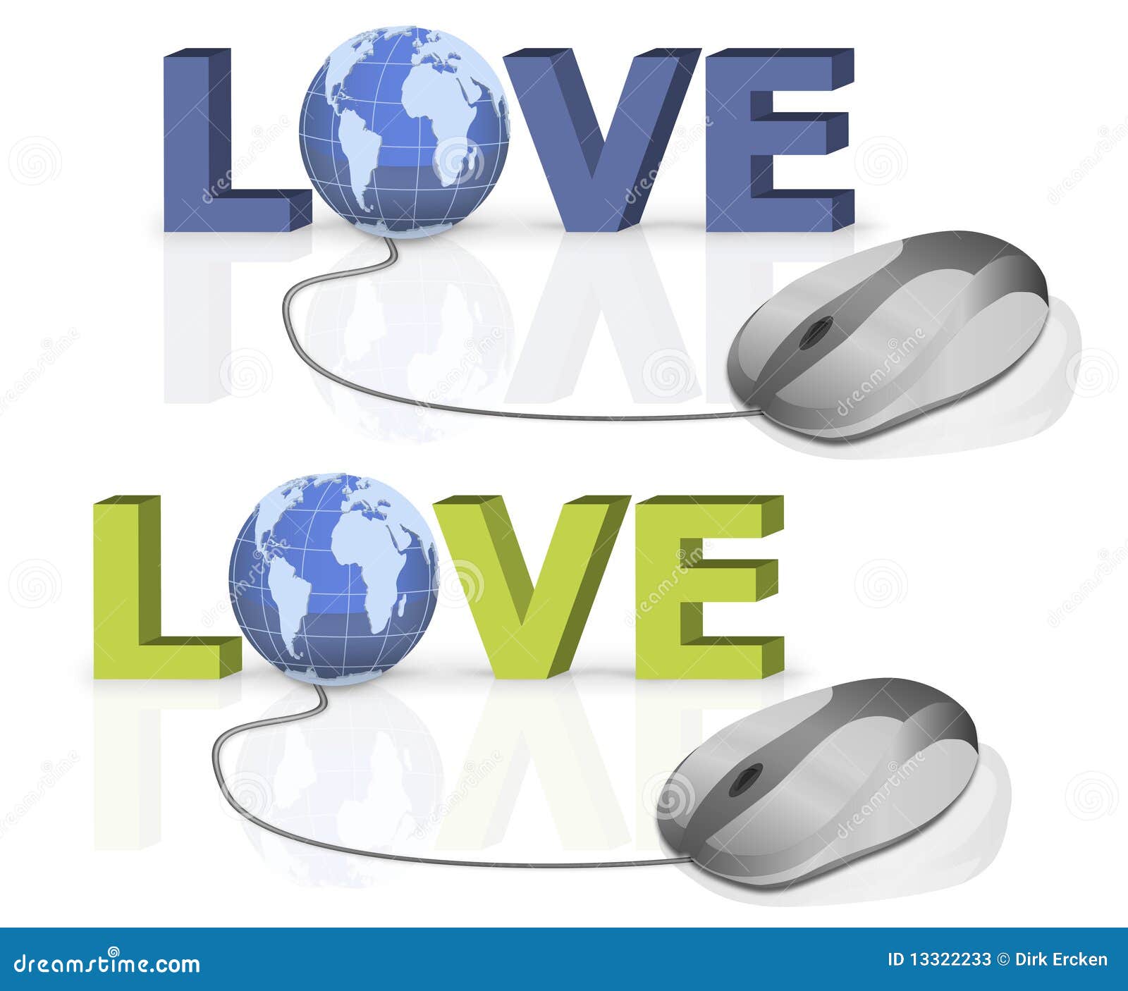 Making Internet Love Dating Stock Illustration - Illustration of ...