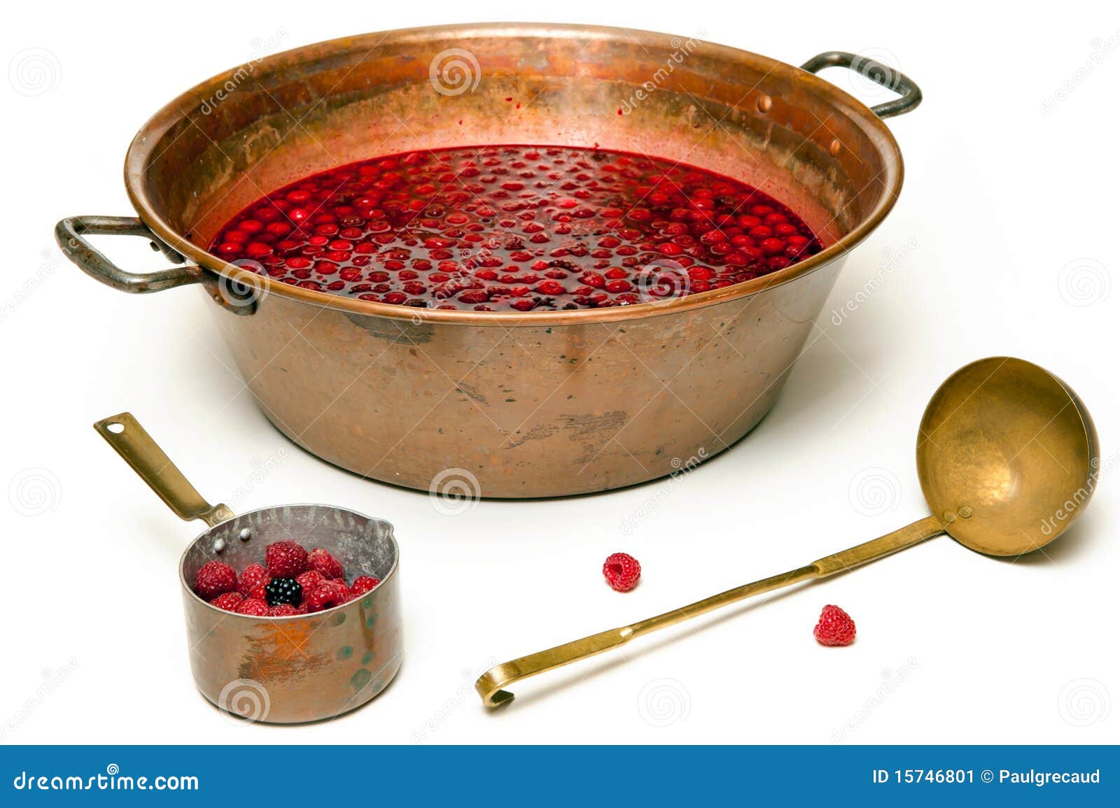 Making a jam stock image. Image of homemade, isolated - 15746801