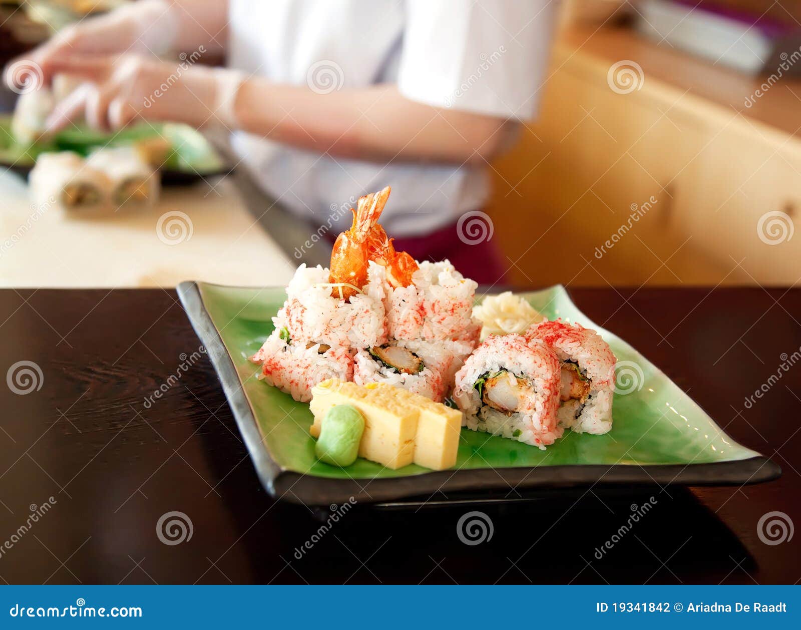 Making Japanese food stock photo. Image of japan, snack - 19341842