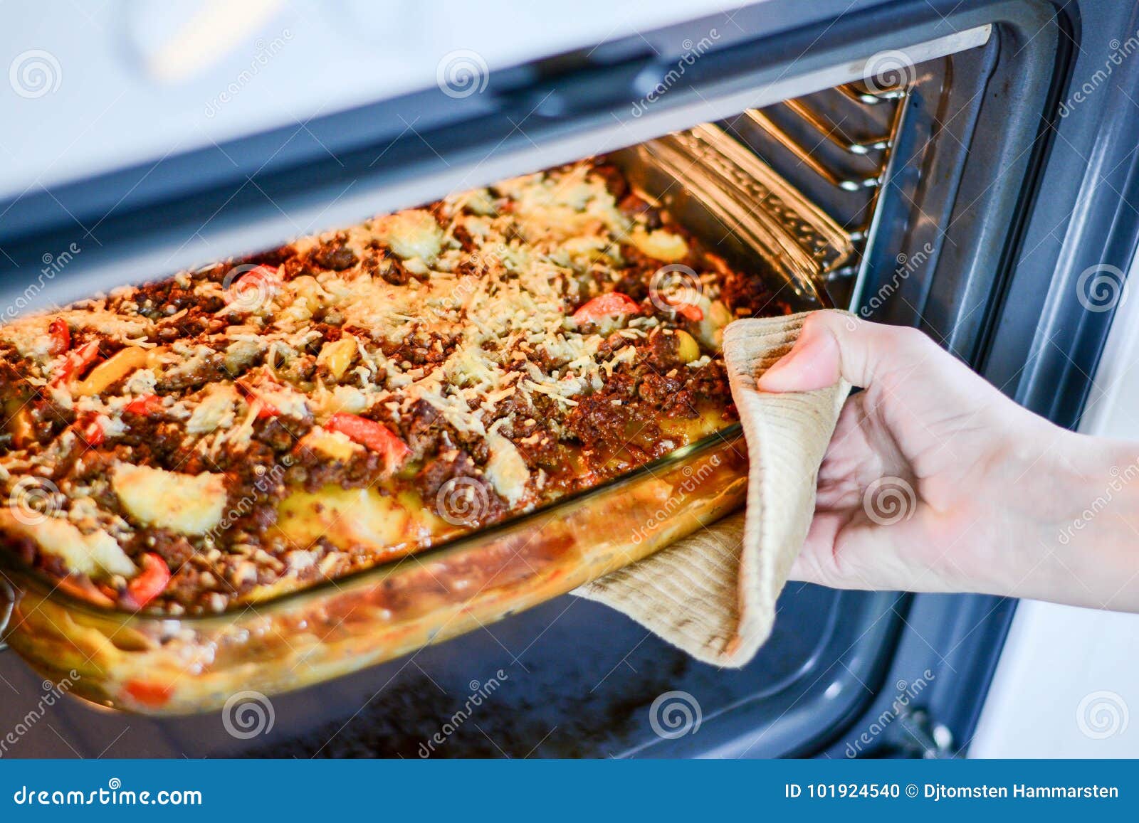 Making lasagna stock photo. Image of bowl, fresh, nutritional - 101924540