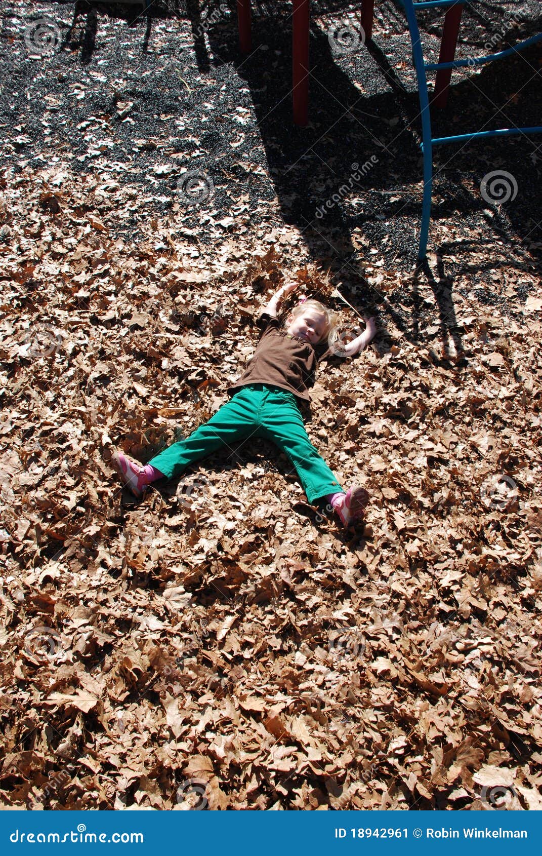 Making leaf angels stock image. Image of plays, fallen - 18942961