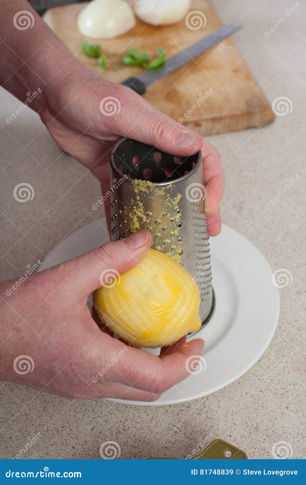 Making lemon zest stock image. Image of kitchen, lemon - 81748839