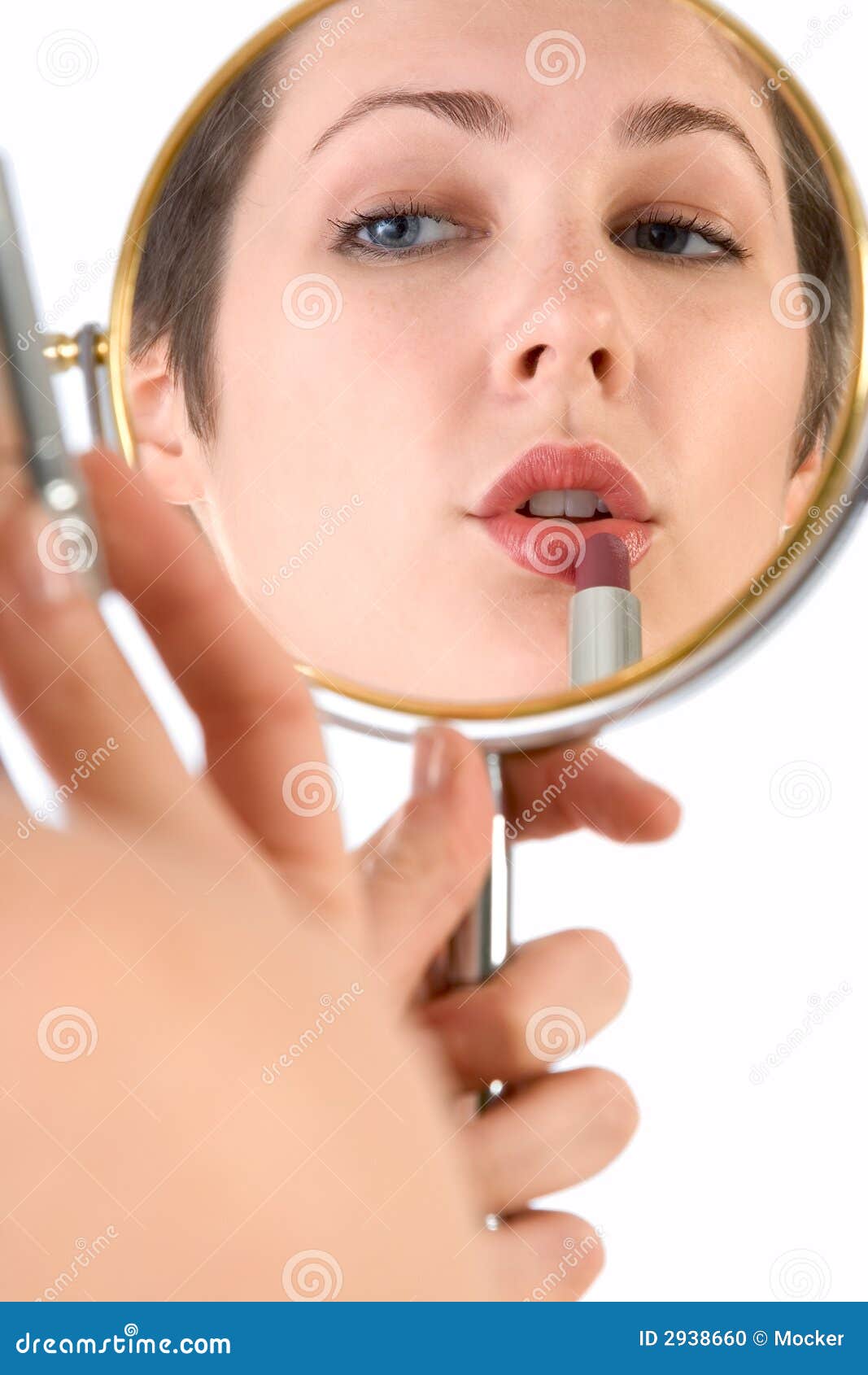 Making lips stock photo. Image of copy, haircut, adult - 2938660