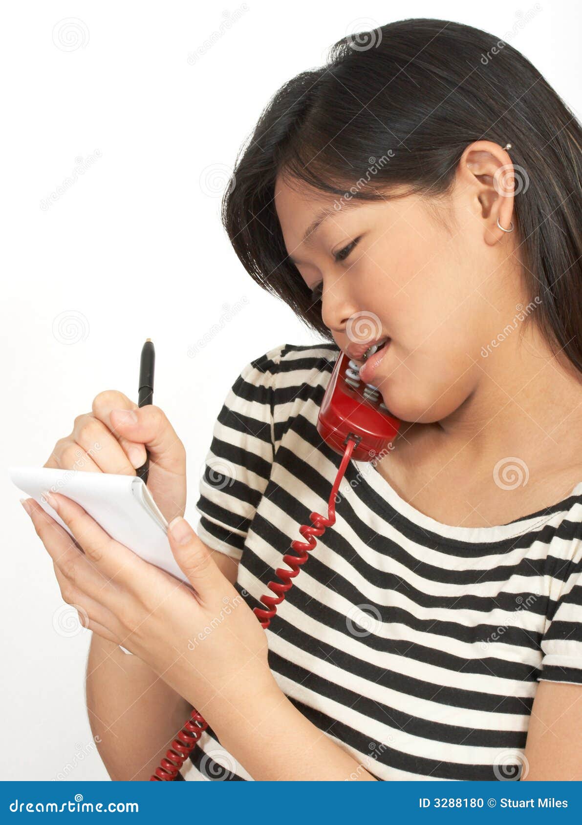 Making a list stock photo. Image of business, communications - 3288180