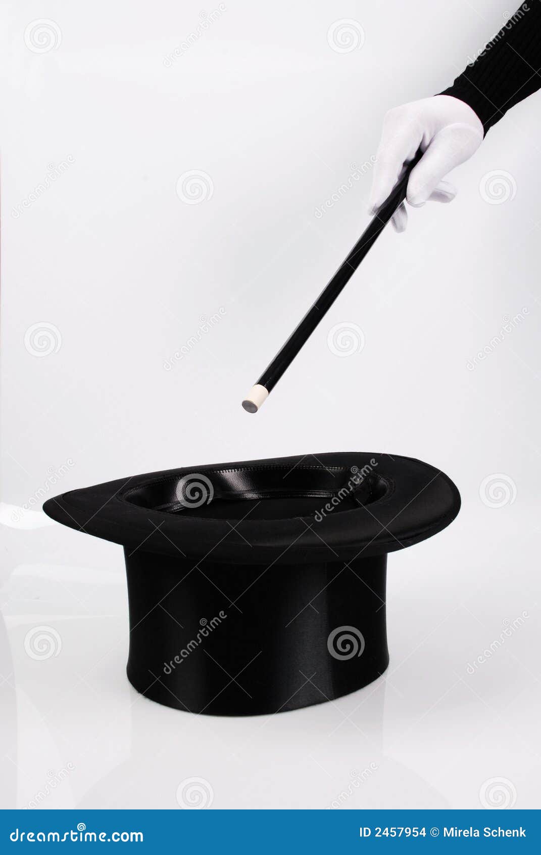 Making a magic trick stock photo. Image of formal, isolated - 2457954