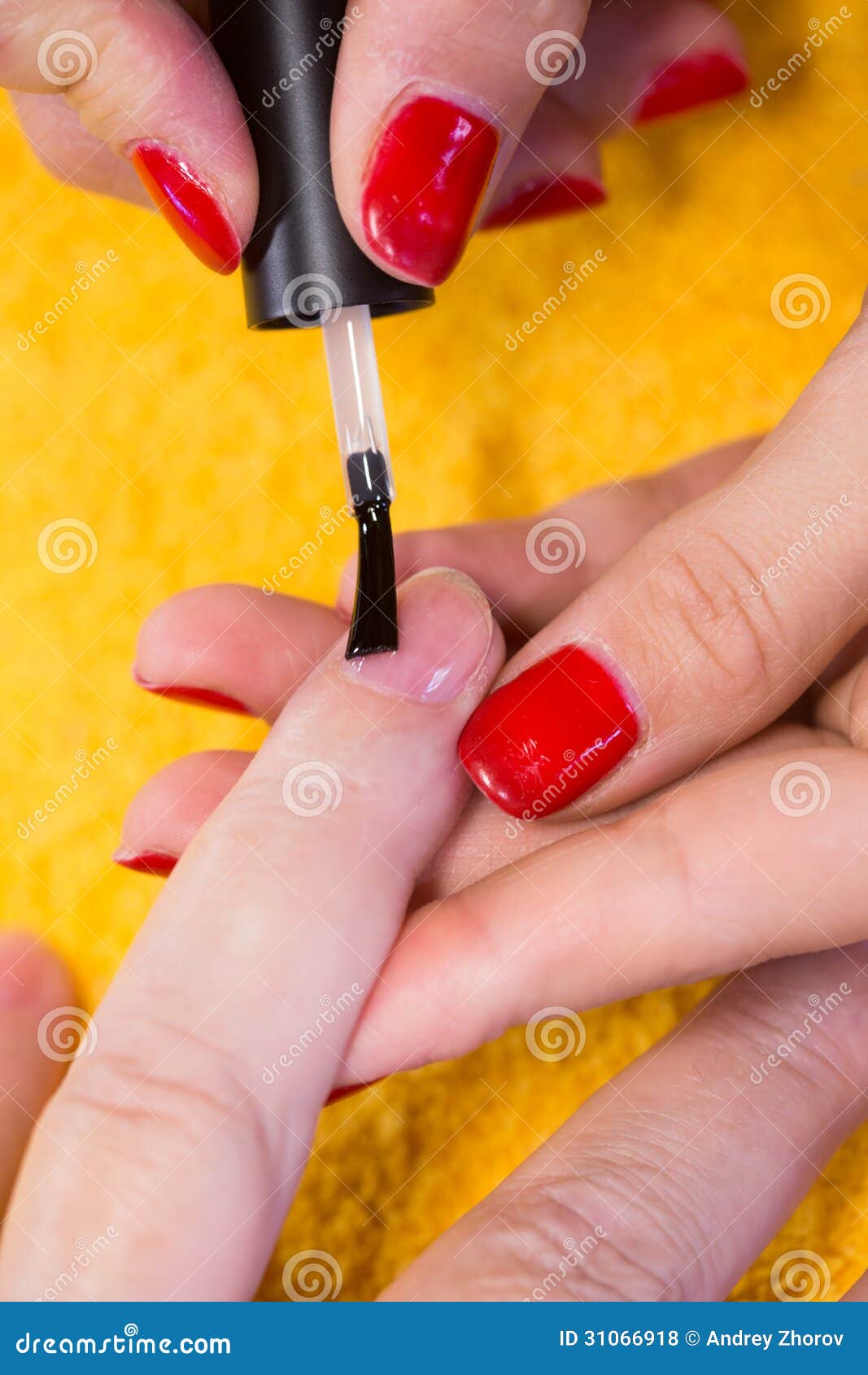 Making a manicure stock photo. Image of arms, hobby, skin - 31066918