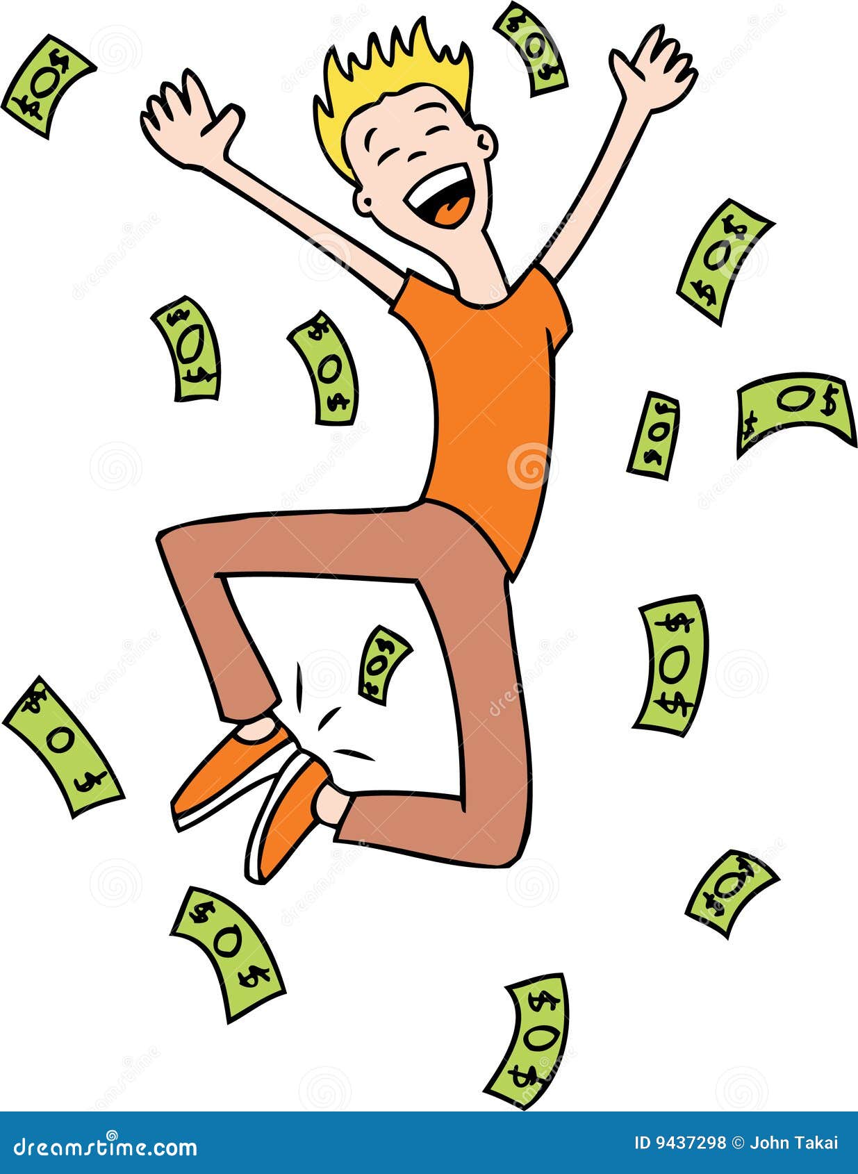 Making money stock vector. Illustration of investing, making - 9437298