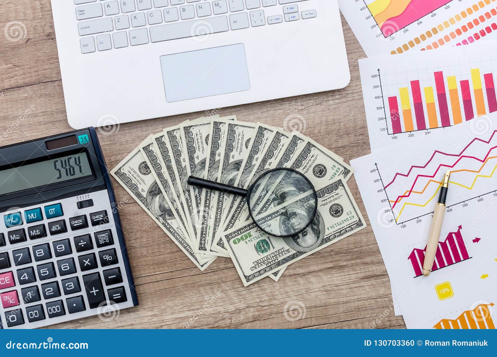 Making Money, Business Analytics Conception Stock Photo - Image of ...
