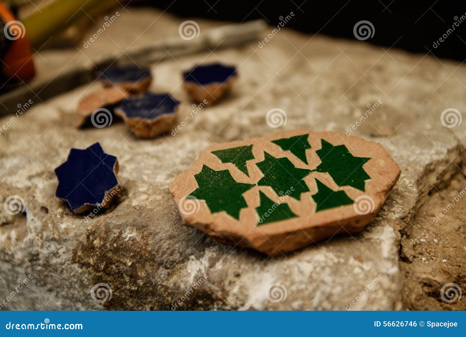 The Making of Moroccan Zellige Stock Photo - Image of symmetry, zellij ...