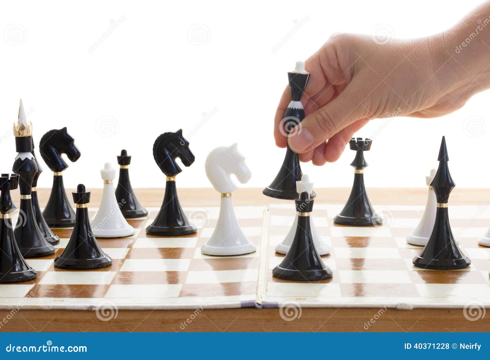 Making move in chess game stock photo. Image of game - 40371228